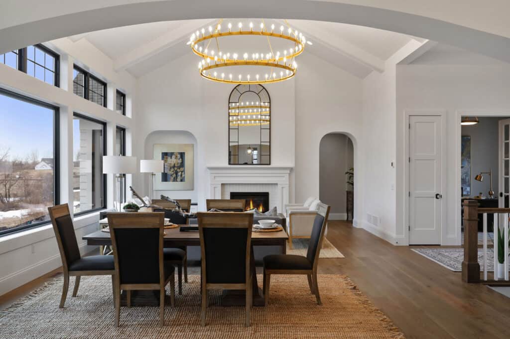 Tour this farmhouse style model home in Minnesota with inviting details
