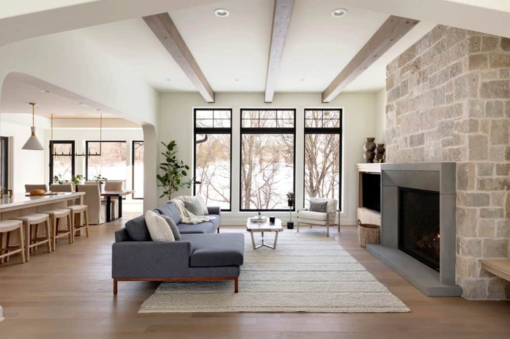 Modern European home in Midwest with gorgeous Scandinavian details
