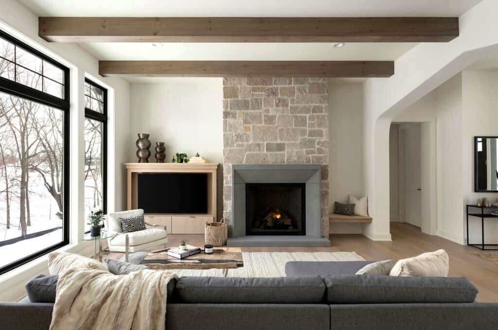 Modern European home in Midwest with gorgeous Scandinavian details