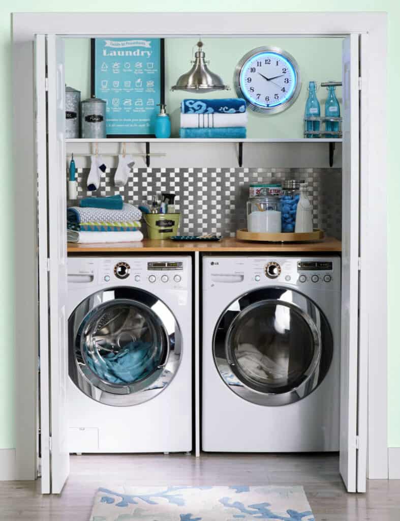 21 Smart and Practical Space-Saving Ideas For Your Tiny Laundry Room