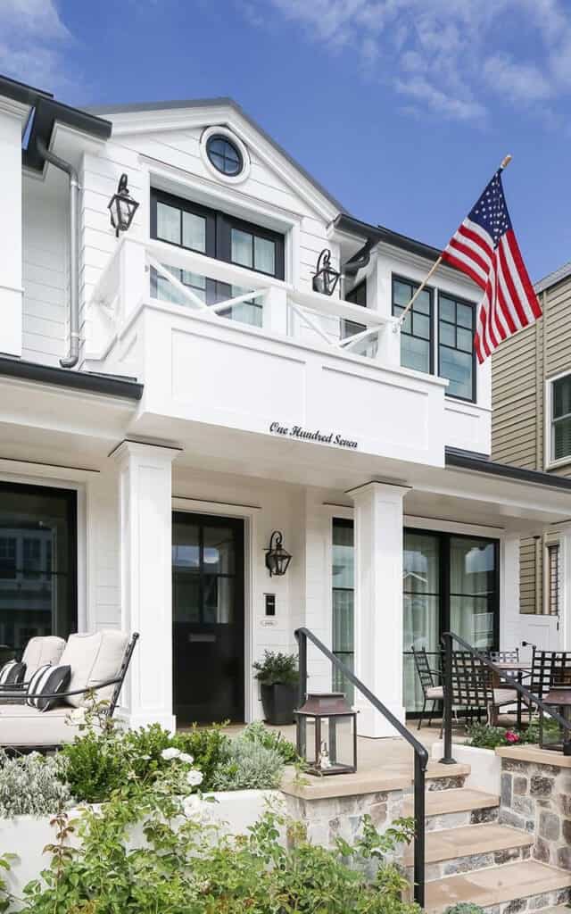 Tour an absolutely stunning beach style home on Balboa Island, California
