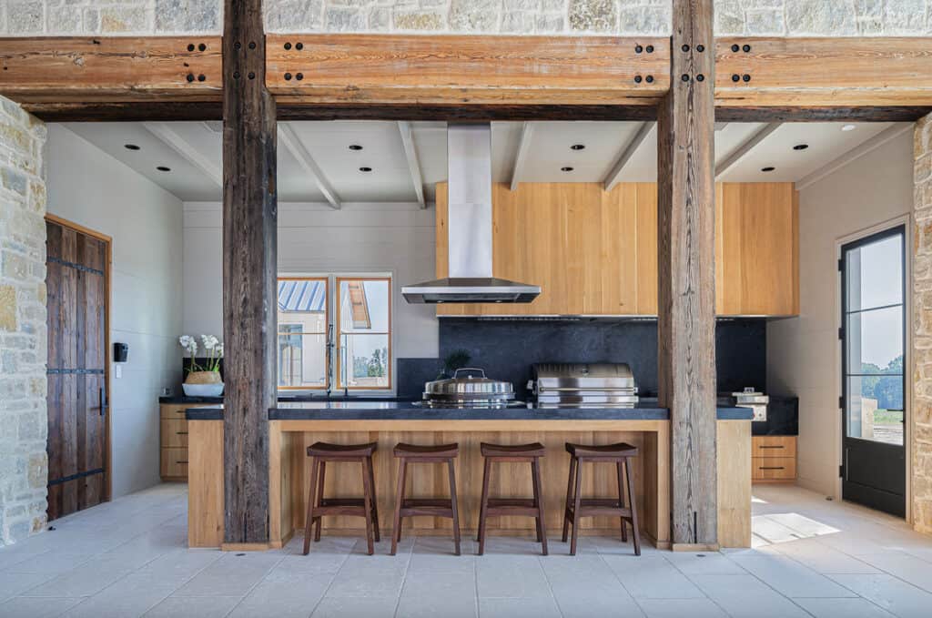 A rustic homestead in Texas Hill Country showcases inviting details