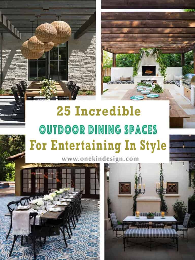 25 Incredible Outdoor Dining Spaces For Entertaining In Style