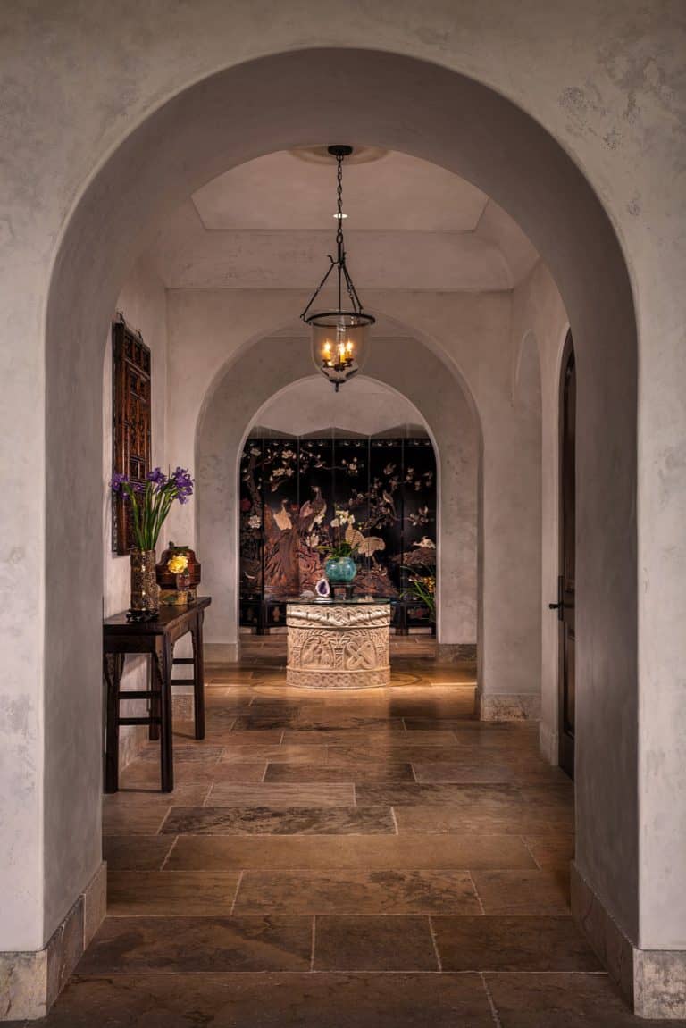 Astoundingly beautiful Romanesque villa perched above the Pacific Ocean