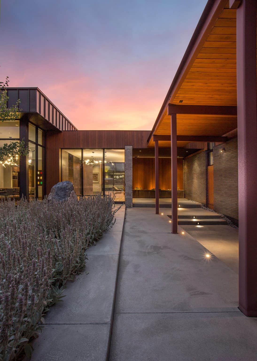 Breathtaking modern home nested in the snow-capped mountains of Utah