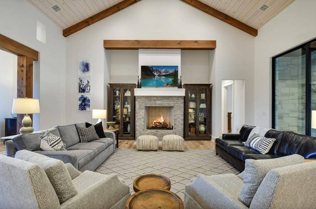 This stunning Texas farmhouse perfectly blends modern and rustic design