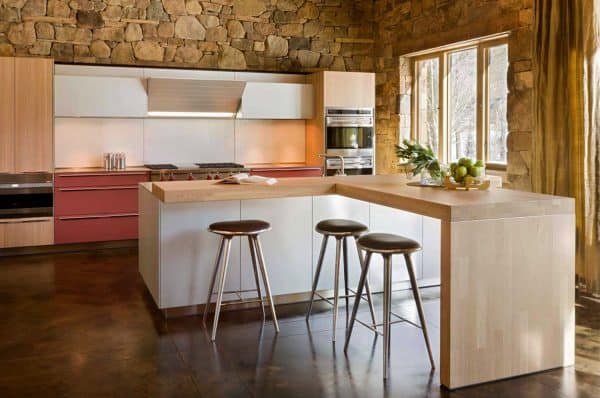 27 Amazing Kitchens With Stone Walls For Rustic Warmth