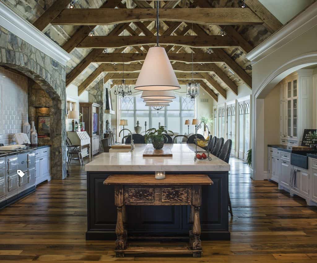 27 Amazing Kitchens With Stone Walls For Rustic Warmth