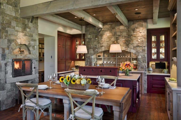 27 Amazing Kitchens With Stone Walls For Rustic Warmth