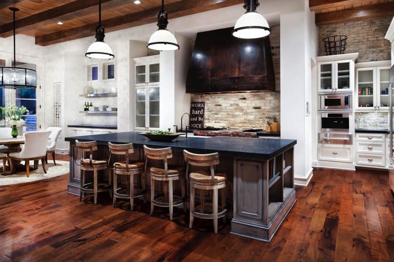 27 Amazing Kitchens With Stone Walls For Rustic Warmth