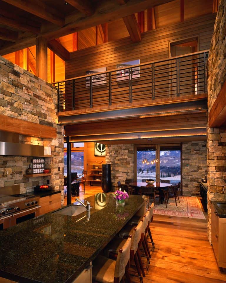 27 Amazing Kitchens With Stone Walls For Rustic Warmth