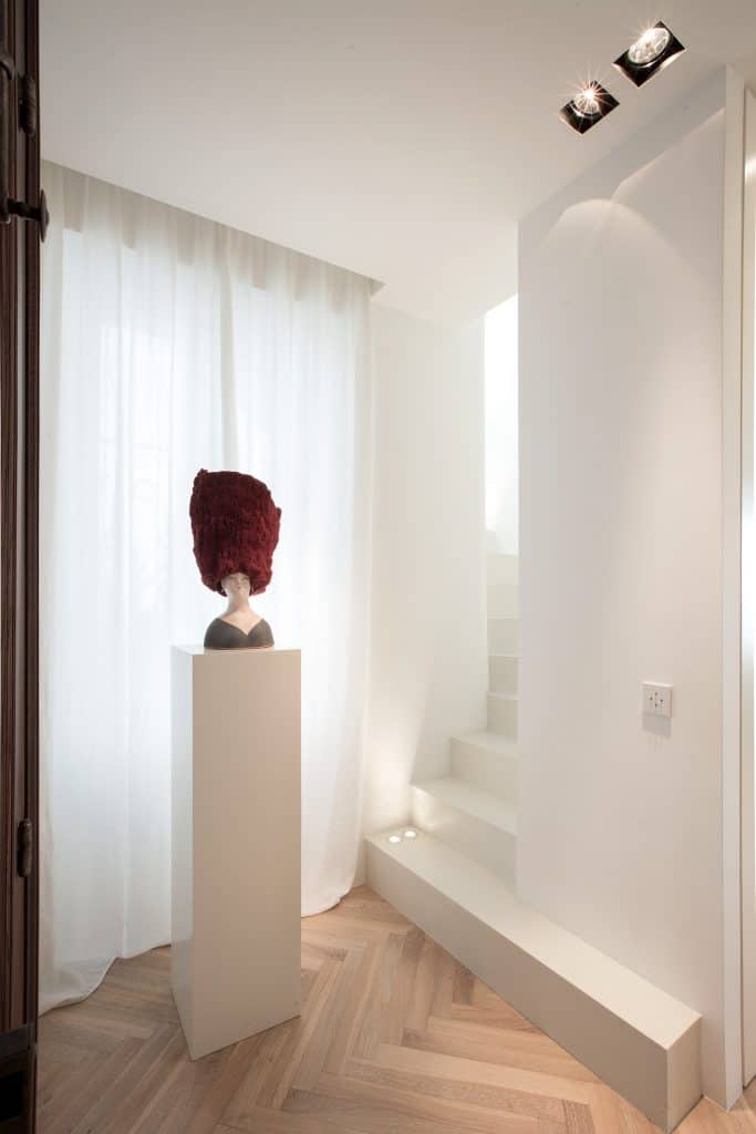 A romantic luxury apartment overlooks the rugged Amalfi Coast in Italy