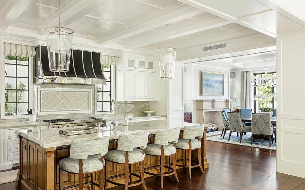 Tour this spectacular traditional waterfront dream home on Harbor Island