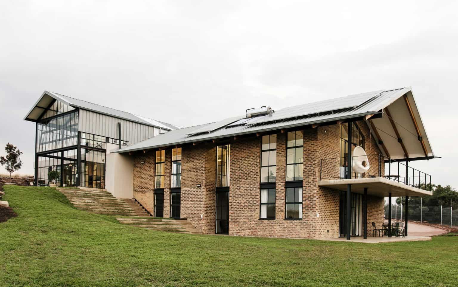 Spectacular off the grid modern farmhouse retreat in South Africa