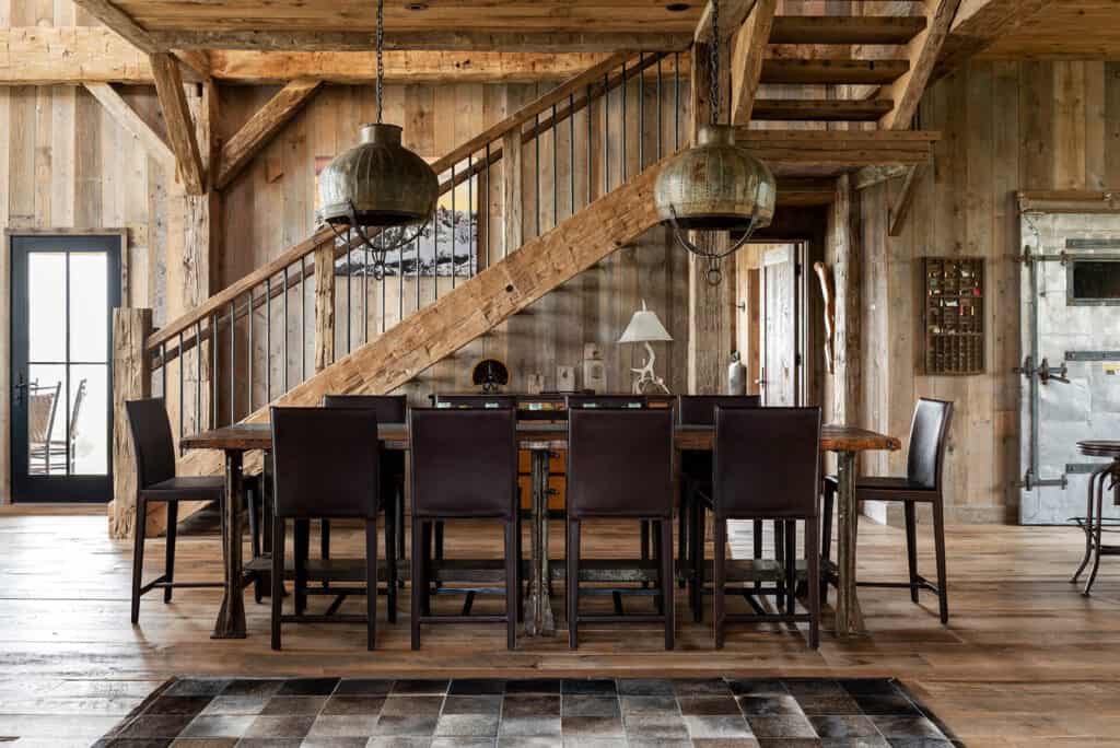 Historic Dutch barn becomes a blissful home in the Sawtooth Mountains