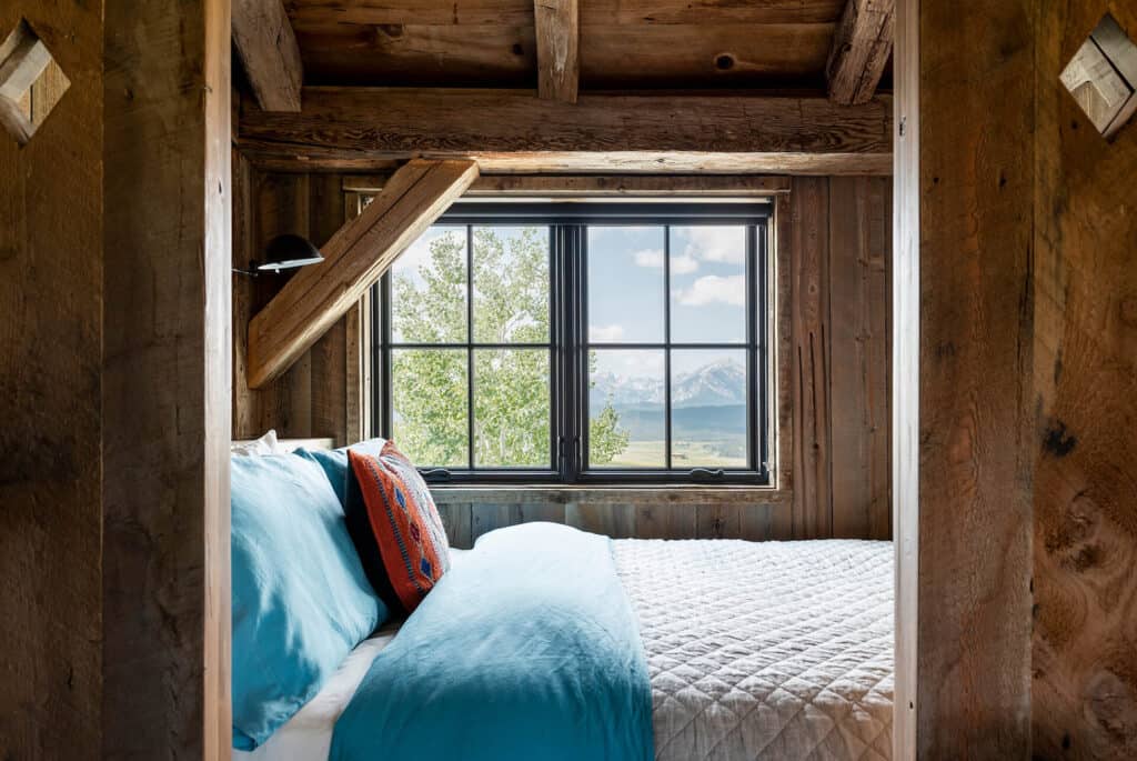 Historic Dutch barn becomes a blissful home in the Sawtooth Mountains