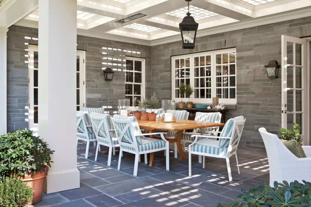 Inside a gorgeous French bluestone manor house in Southern California