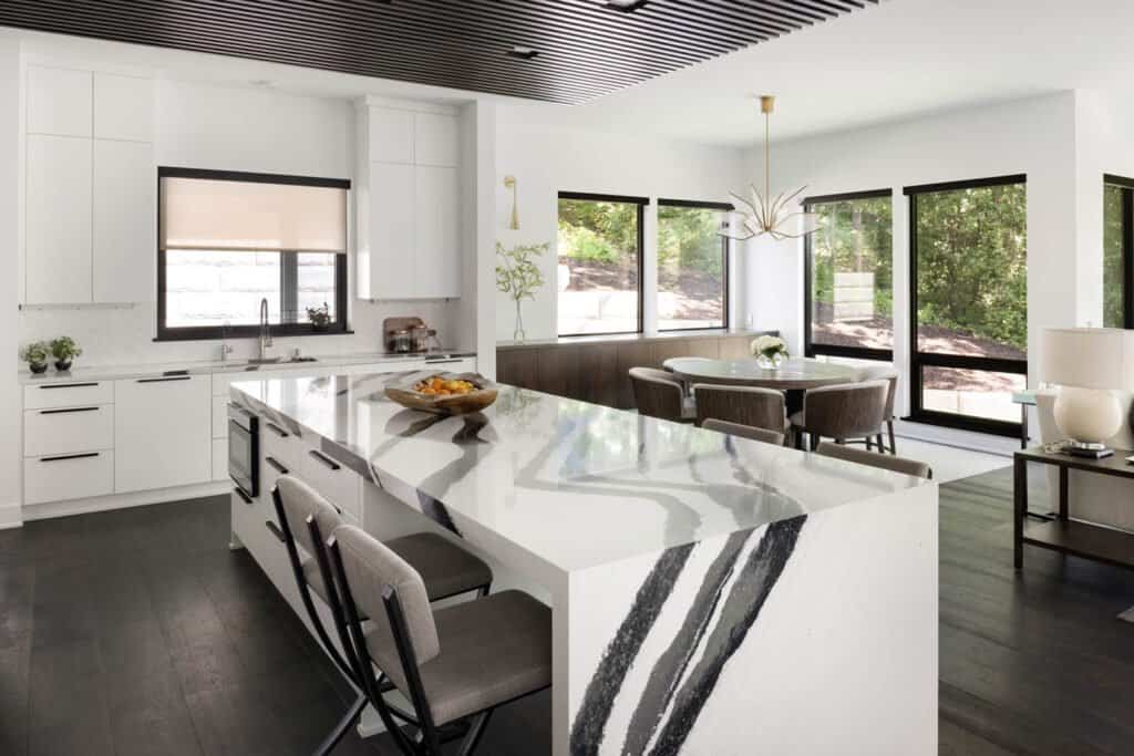 Inside a modern dream home in Minnesota that is surprisingly inviting