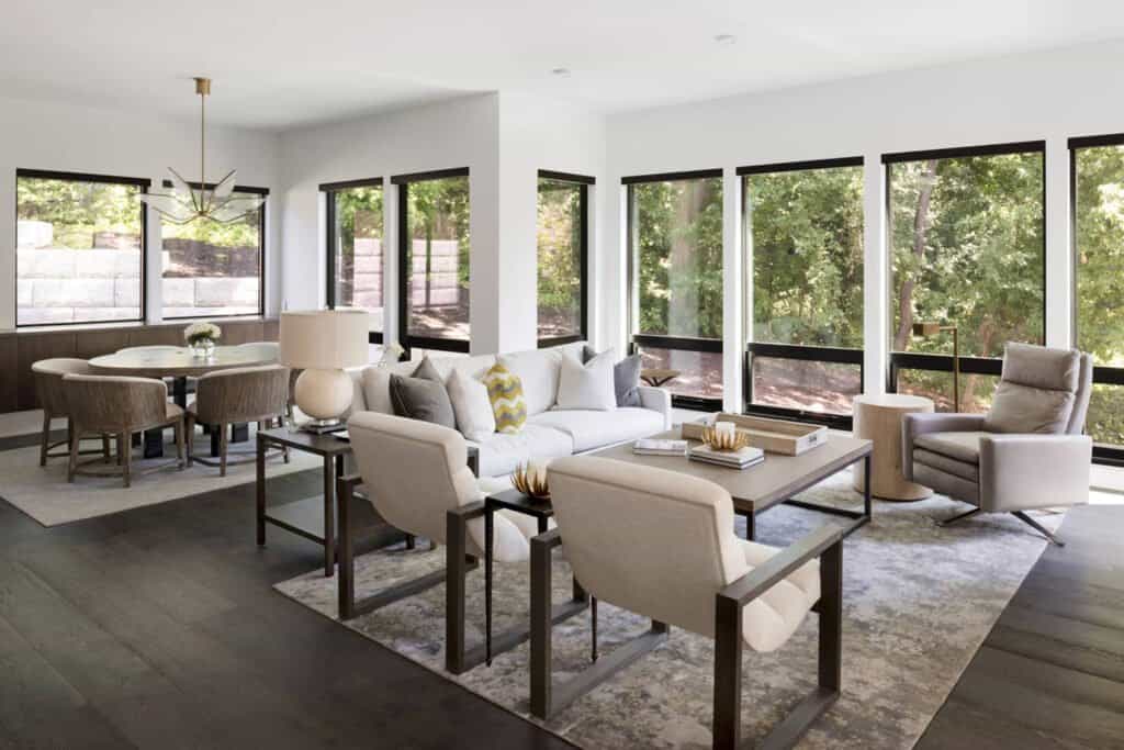 Inside a modern dream home in Minnesota that is surprisingly inviting