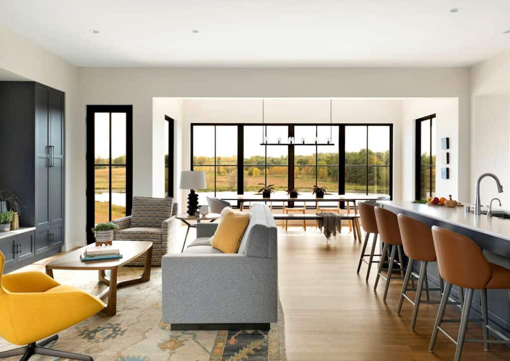 Step inside a beautiful prairie style home inspired by nature in Minnesota