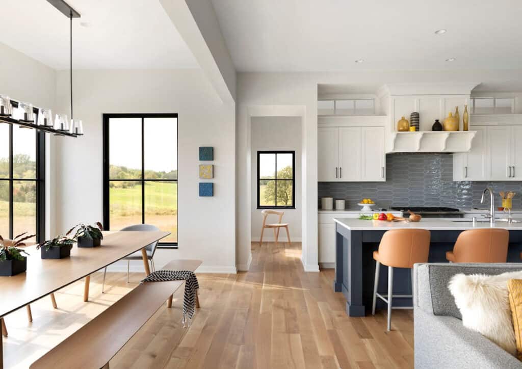 Step inside a beautiful prairie style home inspired by nature in Minnesota