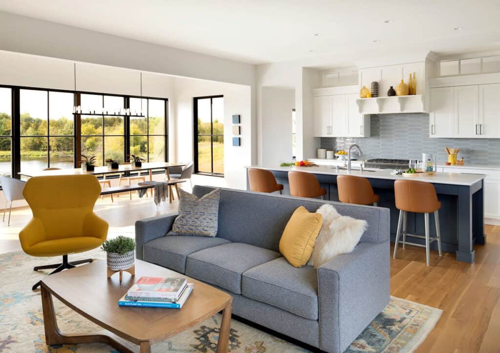 Step inside a beautiful prairie style home inspired by nature in Minnesota
