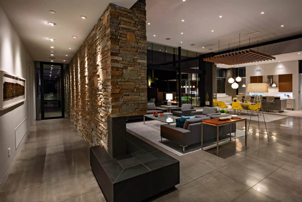 A splendid home nestled into the stunning terrain of the Arizona desert