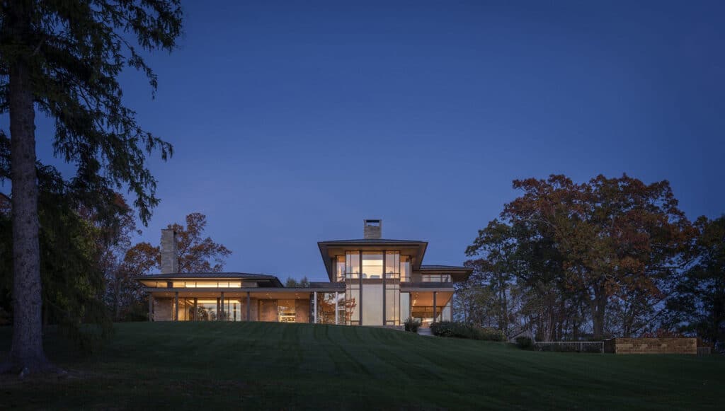 A beautiful modern country house set in the breathtaking Hudson Valley