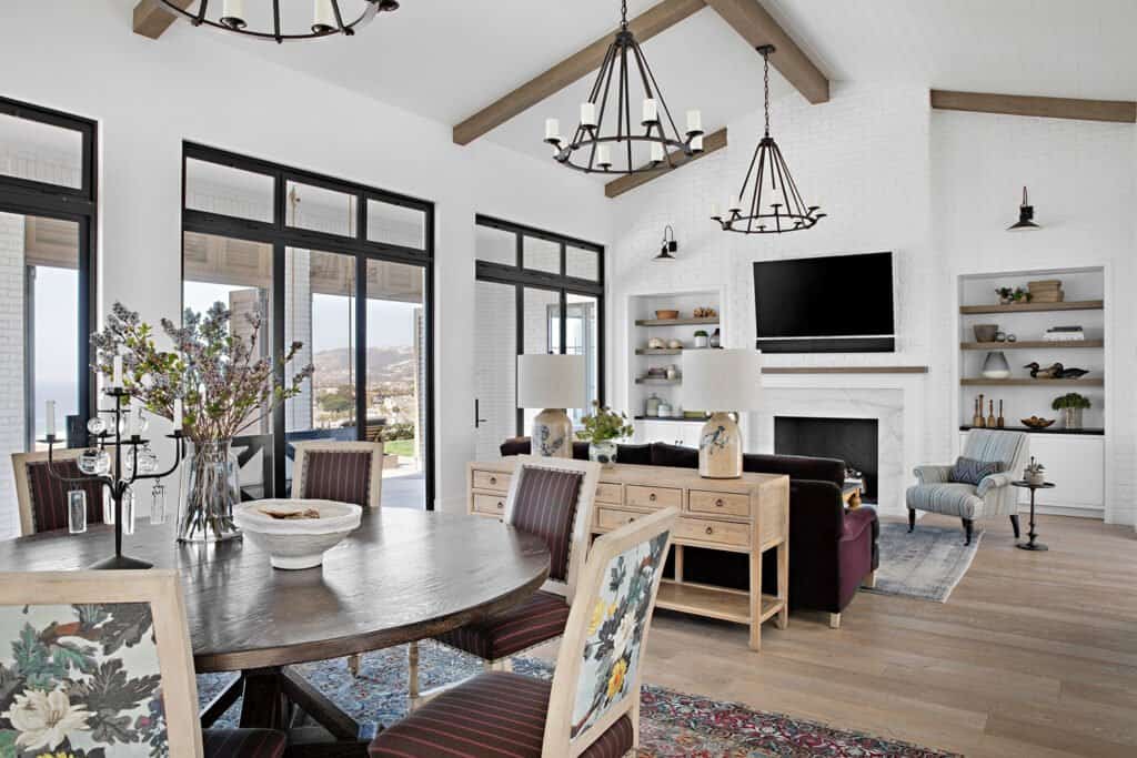 Step inside this stunning seaside farmhouse style home in Dana Point