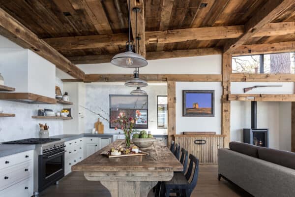 A magnificent lakeside barn house with sweeping views over Donner Lake