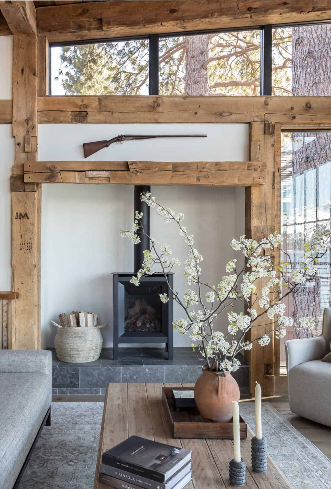 A magnificent lakeside barn house with sweeping views over Donner Lake
