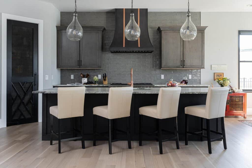 This modern farmhouse captures the beauty of the Blue Ridge Mountains