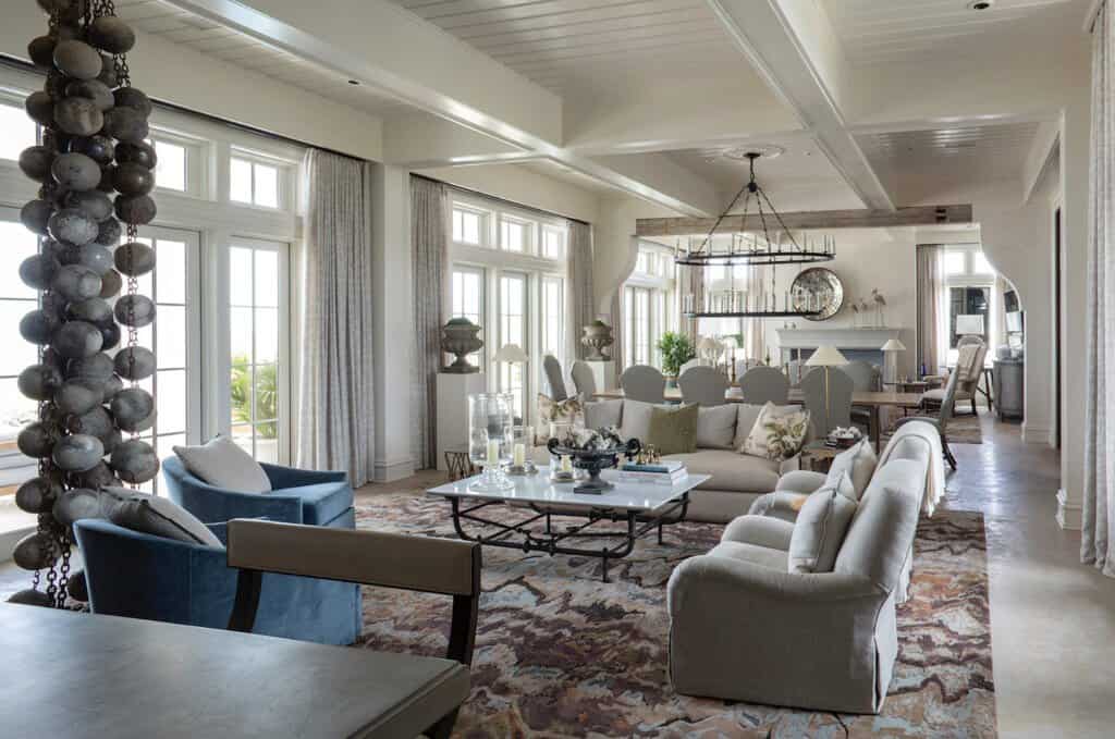 Timeless seaside shingle style home has amazing views of the Gulf Coast