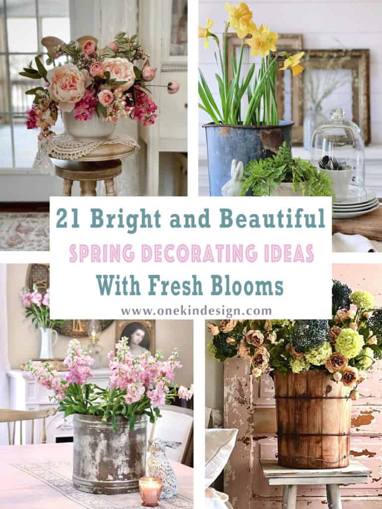 21 Bright and Beautiful Spring Decorating Ideas With Fresh Blooms