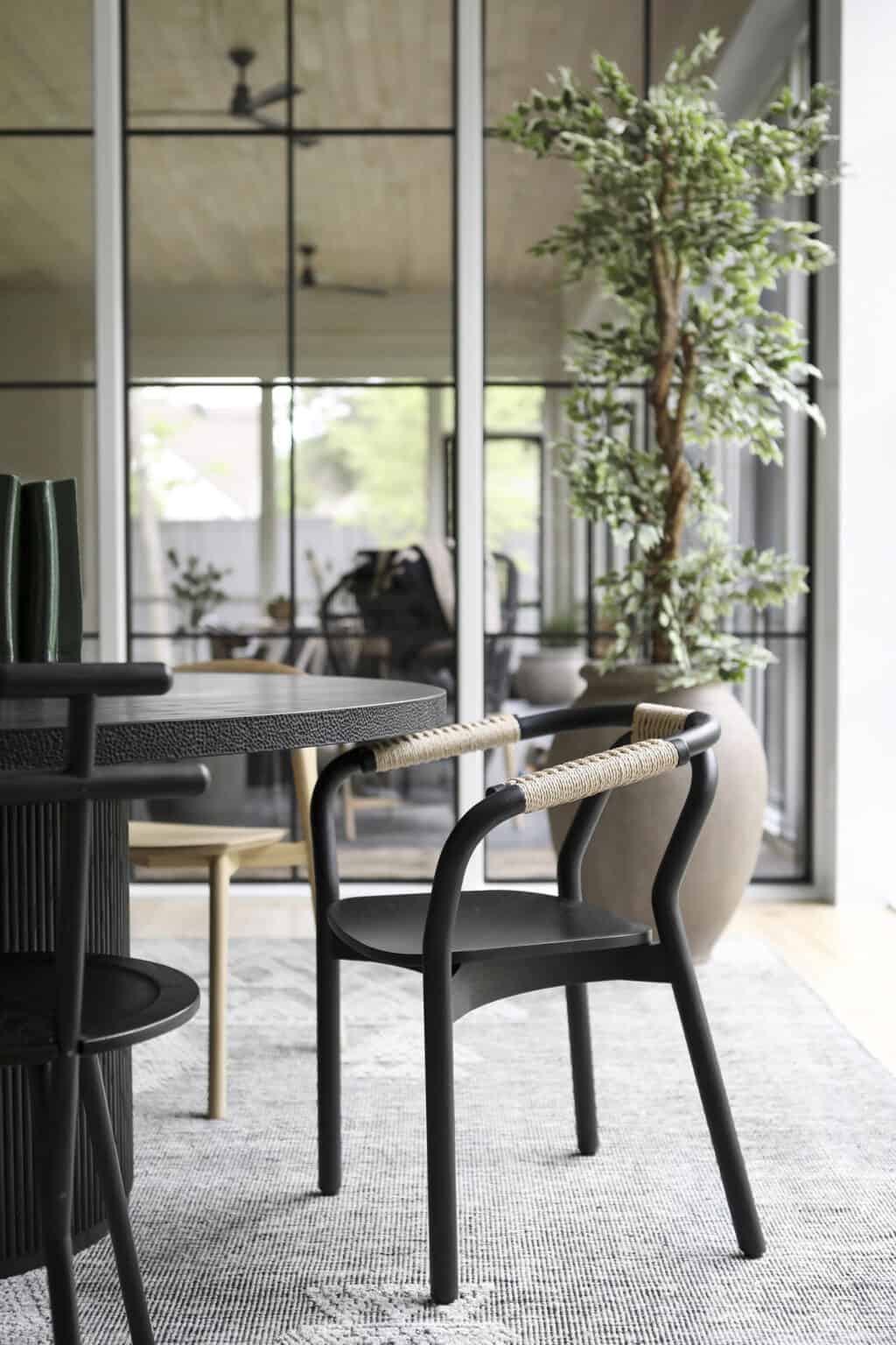 Step inside a modern home for relaxed family living in Dallas, Texas
