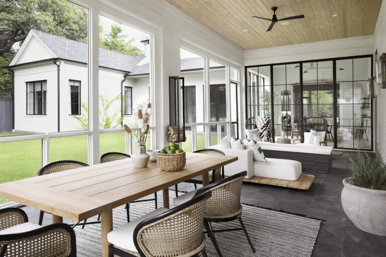 Step inside a modern home for relaxed family living in Dallas, Texas