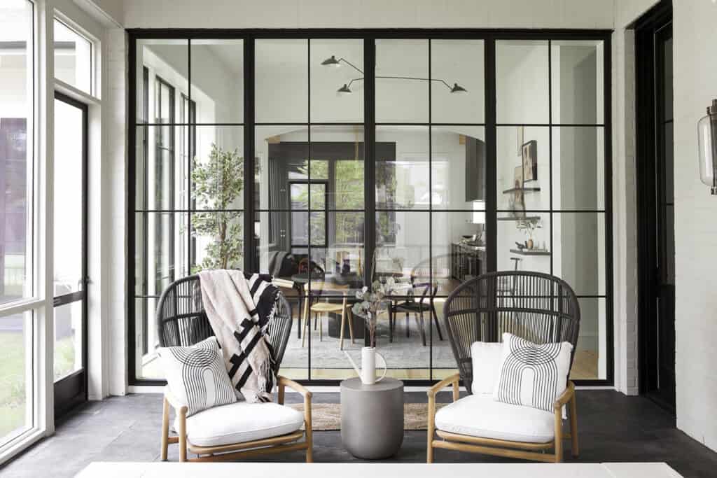 Step inside a modern home for relaxed family living in Dallas, Texas