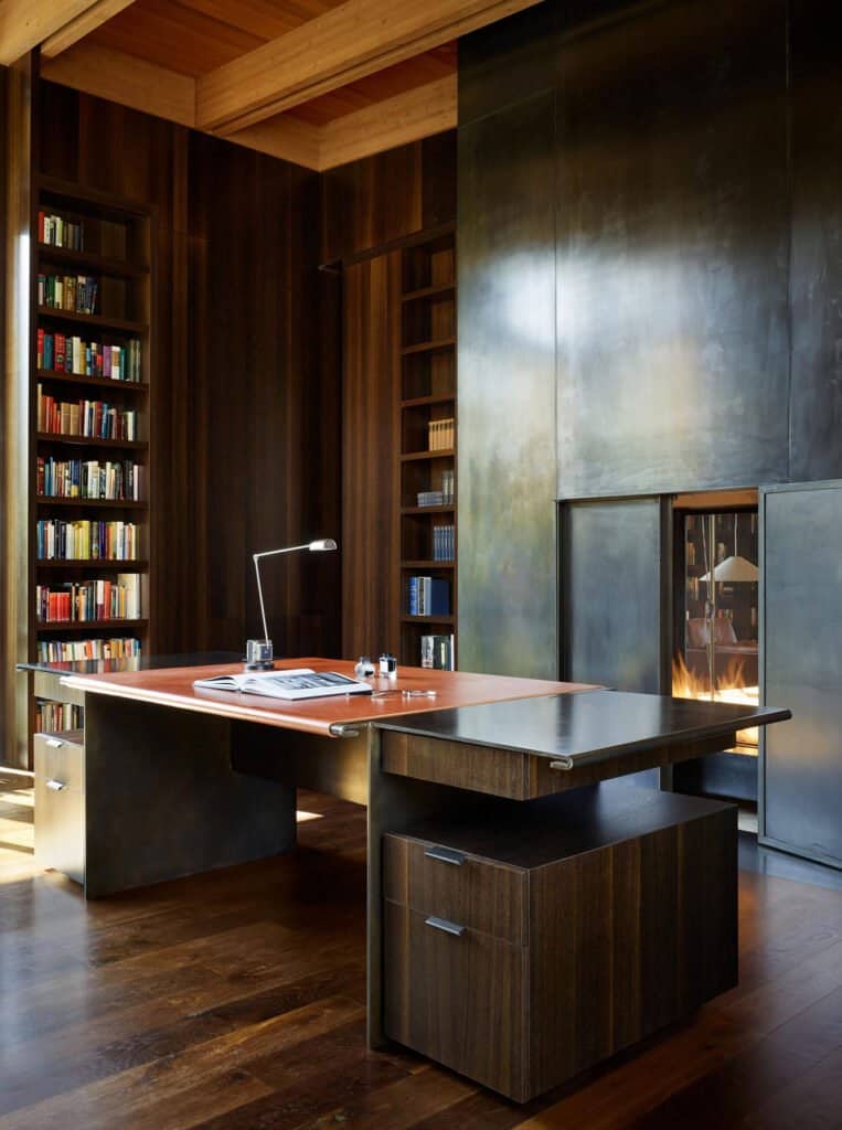 A modern pavilion house with astounding views of the Wasatch Mountains