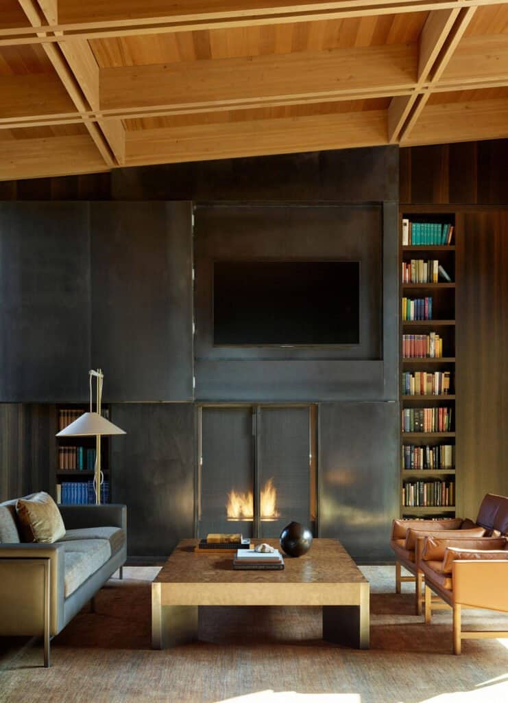 A modern pavilion house with astounding views of the Wasatch Mountains