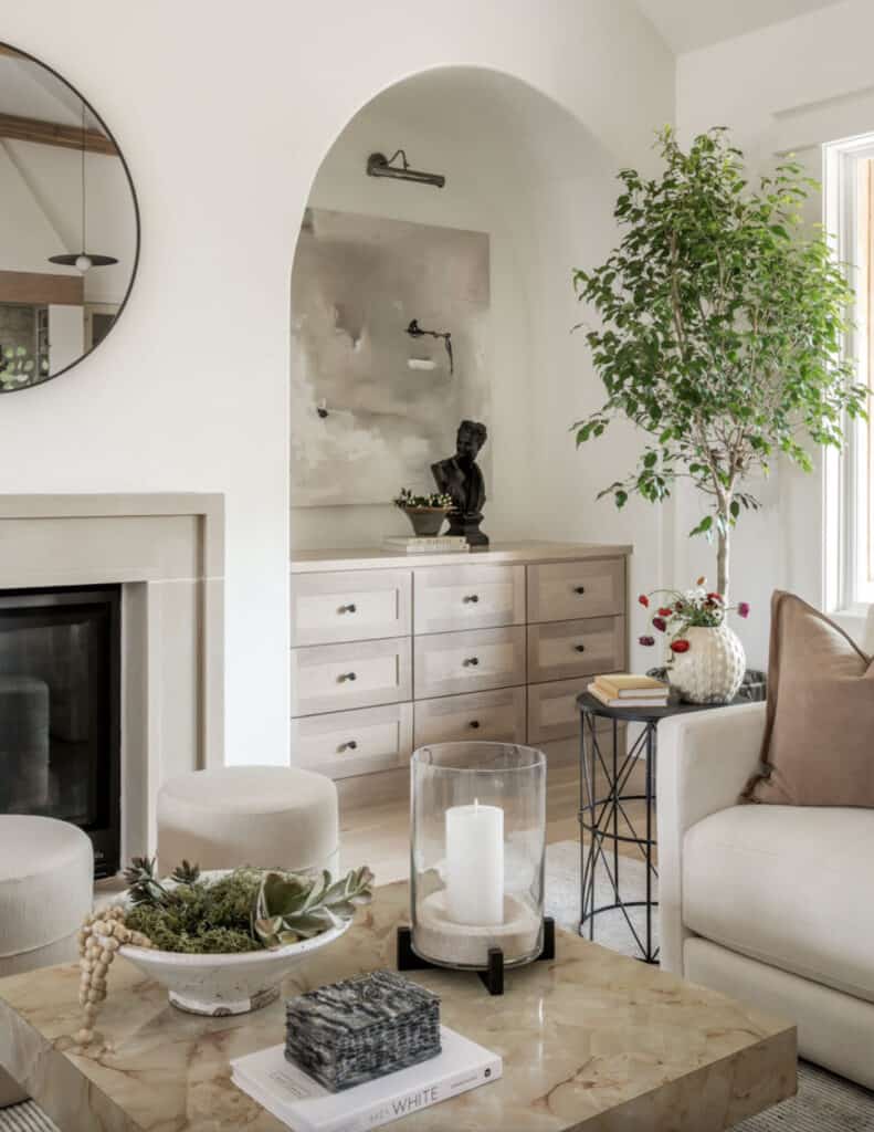 Step into this beautiful Oklahoma home with serene and cozy interiors