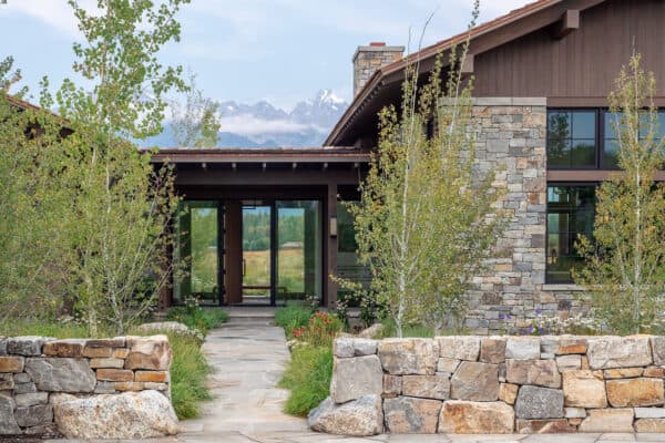 A stunning mountain house with picturesque views of the Grand Tetons