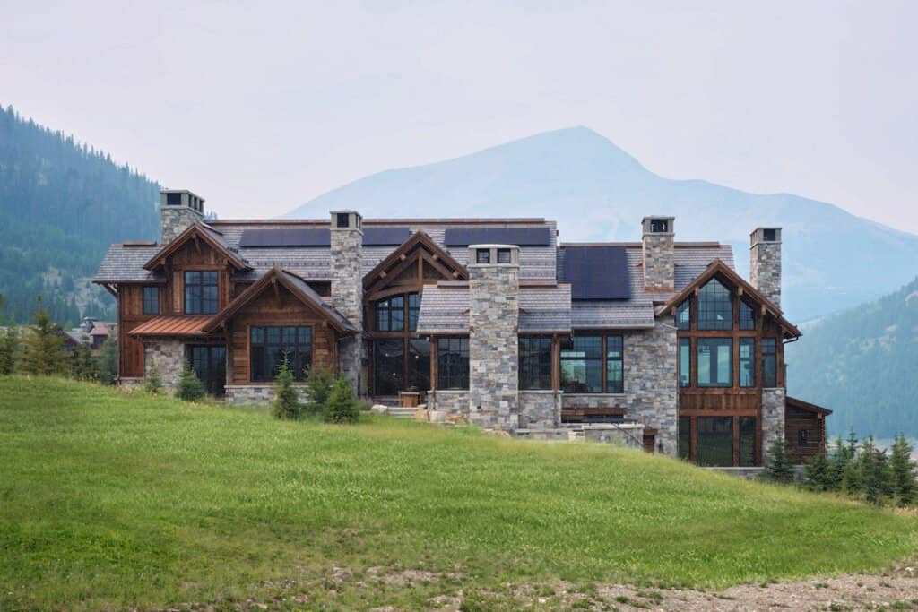 A Mountain modern home with marvelous views of Big Sky, Montana