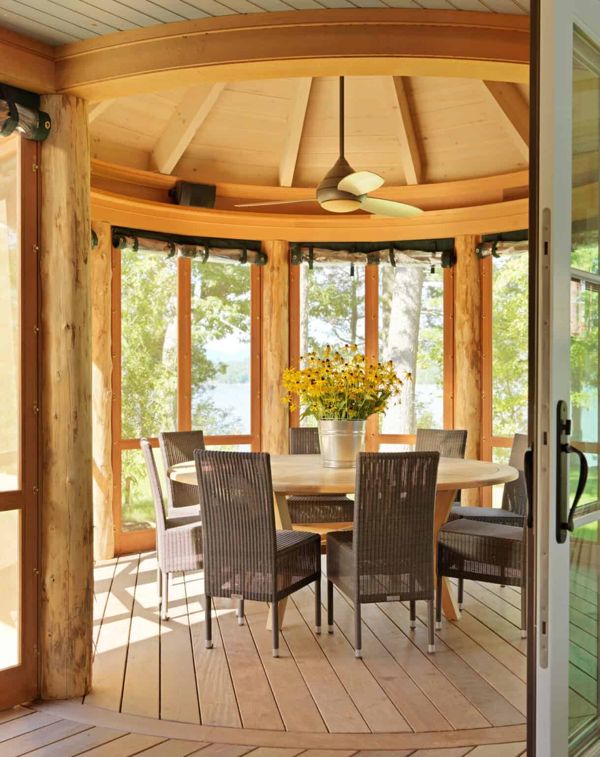 A camp style home nestled on the breathtaking Lake Champlain