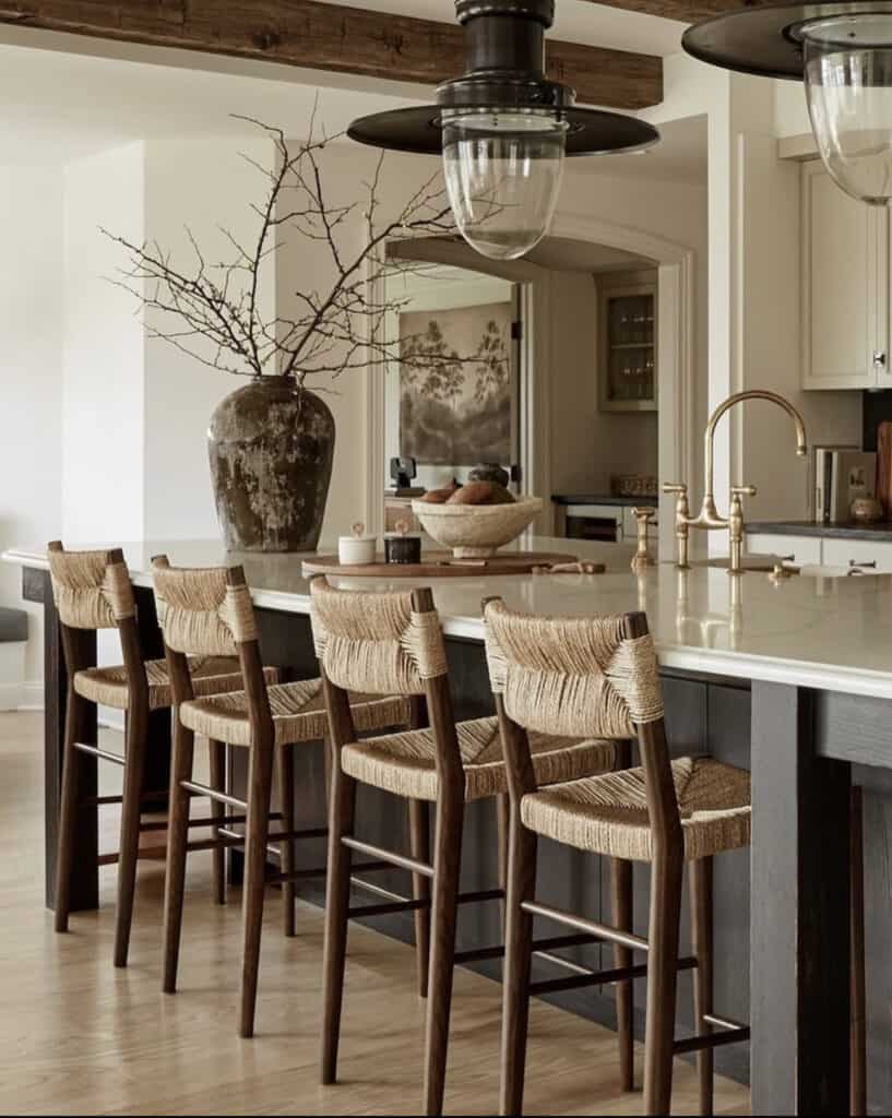 This Connecticut home in a forested setting gets a charming update