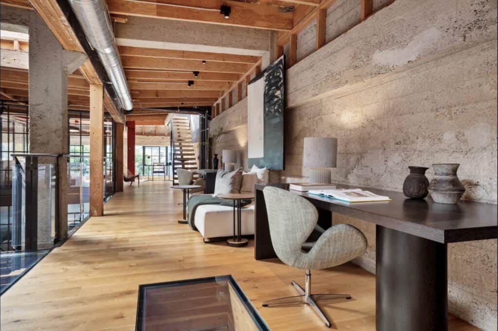 A warehouse loft offers an industrial chic live work home in San Francisco