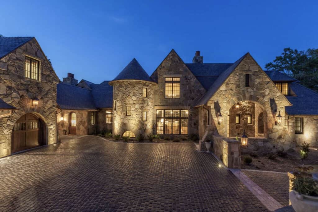 An absolutely stunning English Manor home overlooking Lake Keowee