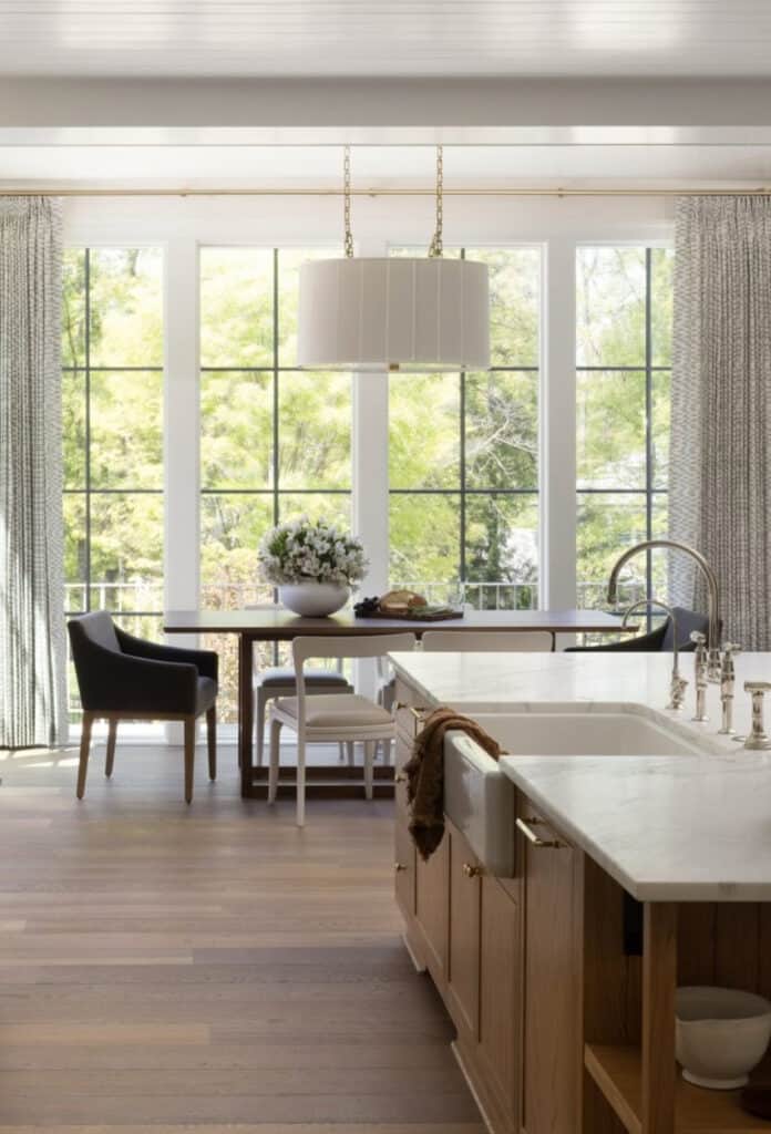 A timeless Tudor style home in Virginia with charming living spaces