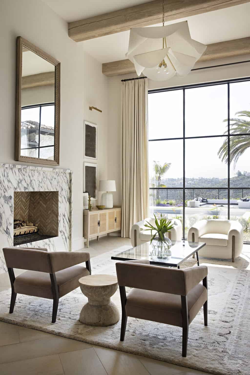 A Mediterranean style home gets an inspiring update in Rancho Santa Fe