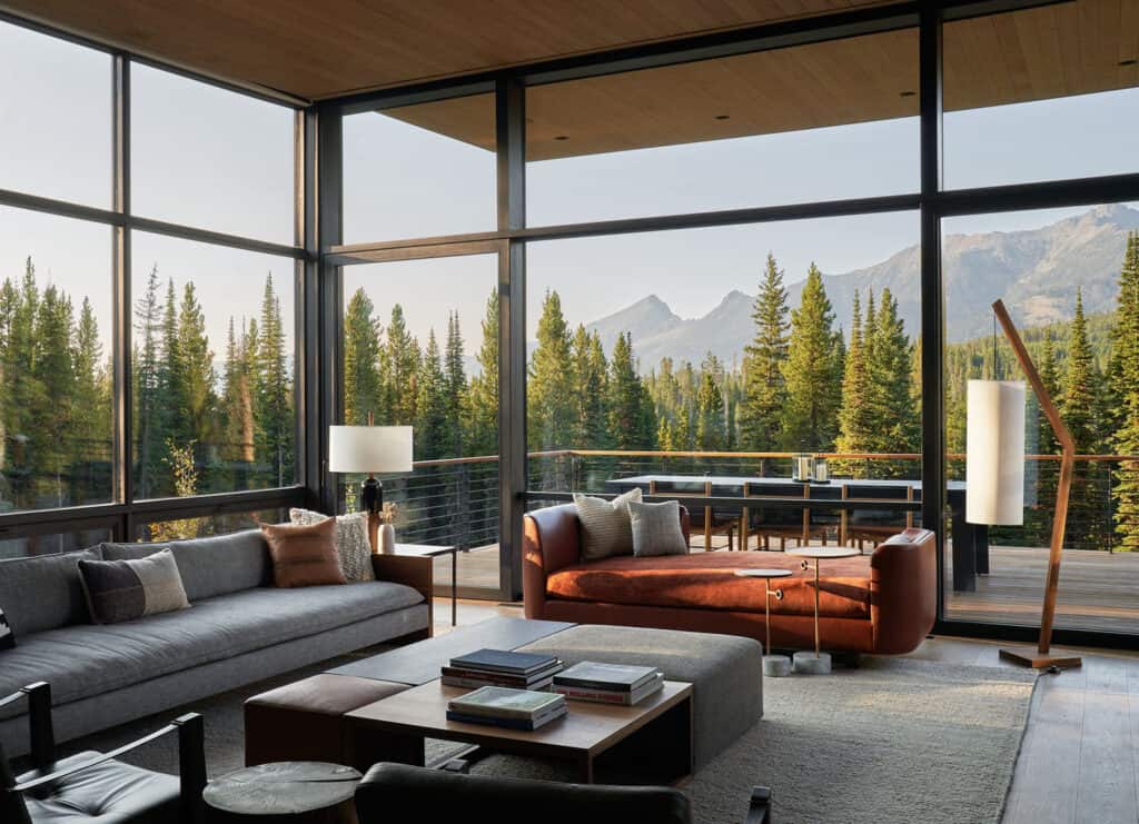 Escape to this spectacular mountain retreat in Big Sky Country