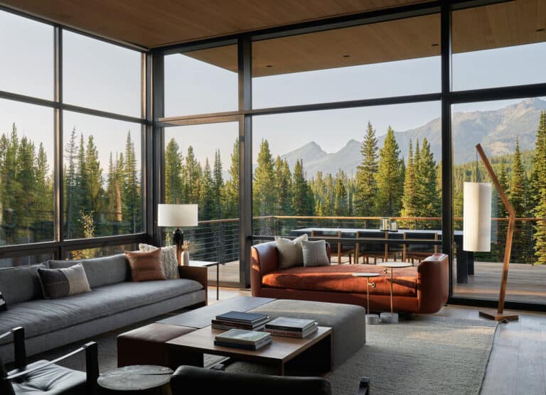 Escape to this spectacular mountain retreat in Big Sky Country